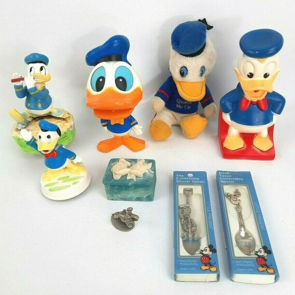 Disney | Accents | Vintage Donald Duck Merchandise Lot Schmid Music ...